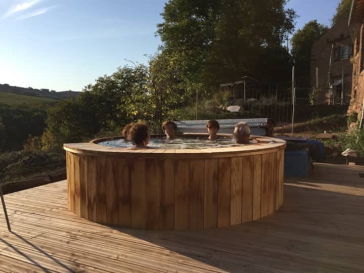 Gîte De Charme Bien-être : Sauna Et Bain à Bulles - Saint-Sernin-sur-Rance