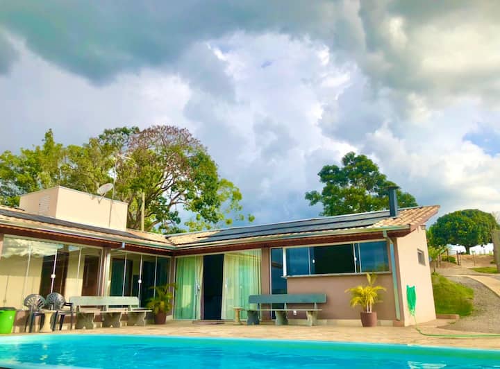 Chácara  Mandala Socorro/sp  Piscina Climatizada . - Socorro