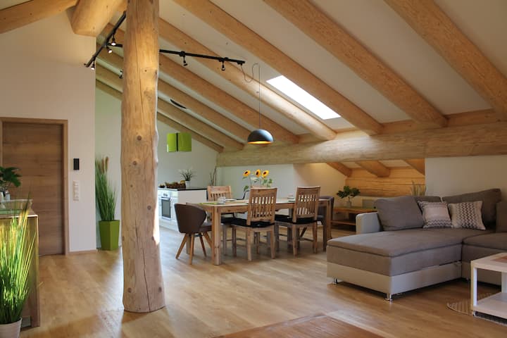 Ferienwohnung Naturstammhaus Gebhart - Oy-Mittelberg