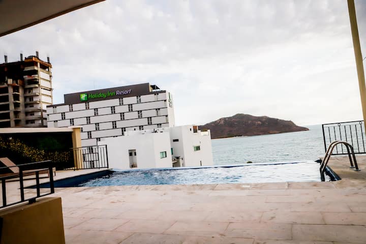 Blue Marlin Depa Con Vista Y Alberca Infinita - Mazatlán