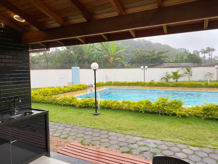 Casa No Condomínio Vila Do Sol Massaguaçu - Caraguatatuba