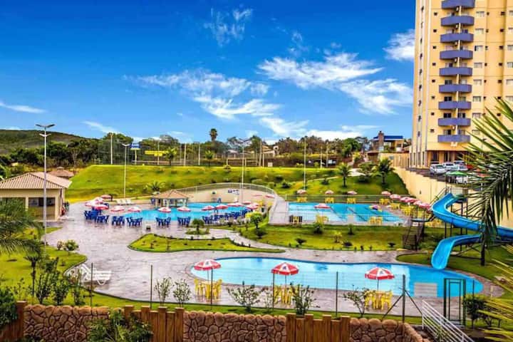 Flat Golden Dolphin Express Um Resort De Piscinas - Caldas Novas