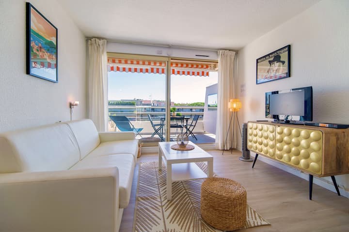 Studio Centre De St-tropez Piscine Balcon Vue Mer - Saint-Tropez