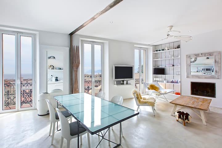 Appartement Luxueux Vue Mer Plein Centre-ville - Cannes