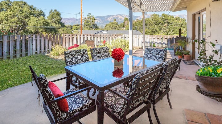 Lovely Views, Hot Tub, 3 Min Drive To Beach/dwnt - Santa Barbara, CA