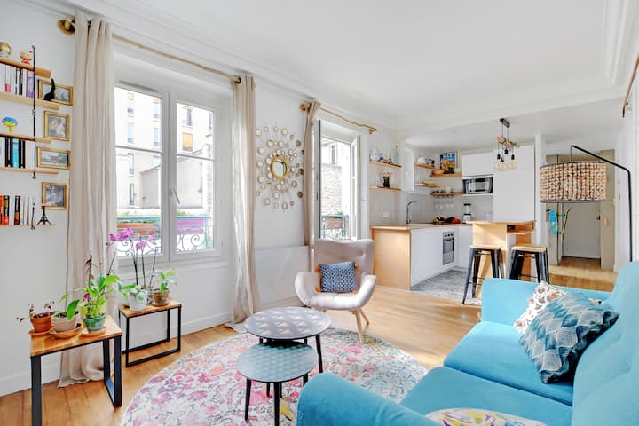 Parisian Life! Charming Flat, La Villette Canal - Paris