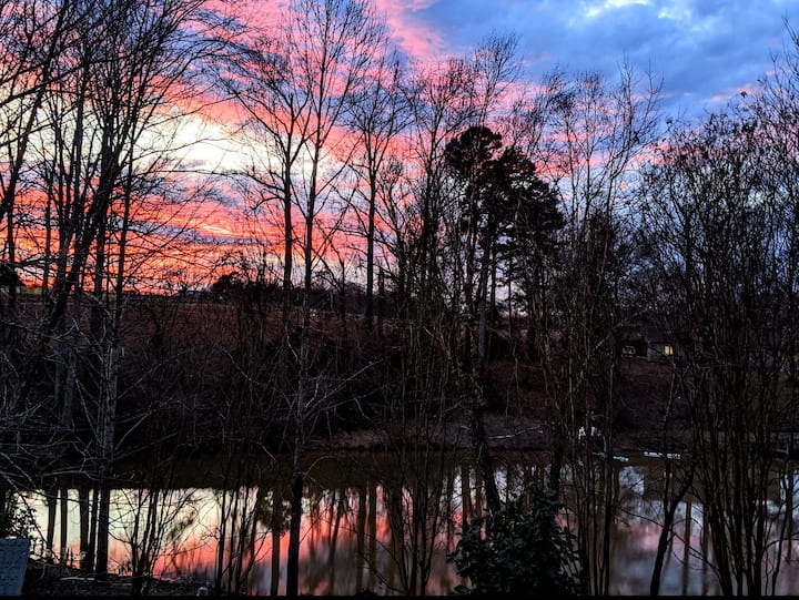 Full Kitchen~farm+firept~bbq+ Desk/sunrm+fast Wifi - Lake Bowen, SC