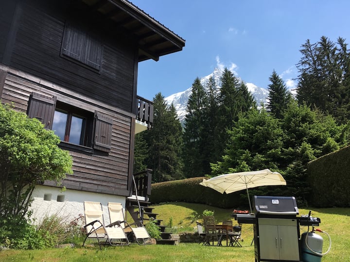 Cosy, Poêle à Bois, Jardin, Vue Aiguille Du Midi - Chamonix-Mont-Blanc