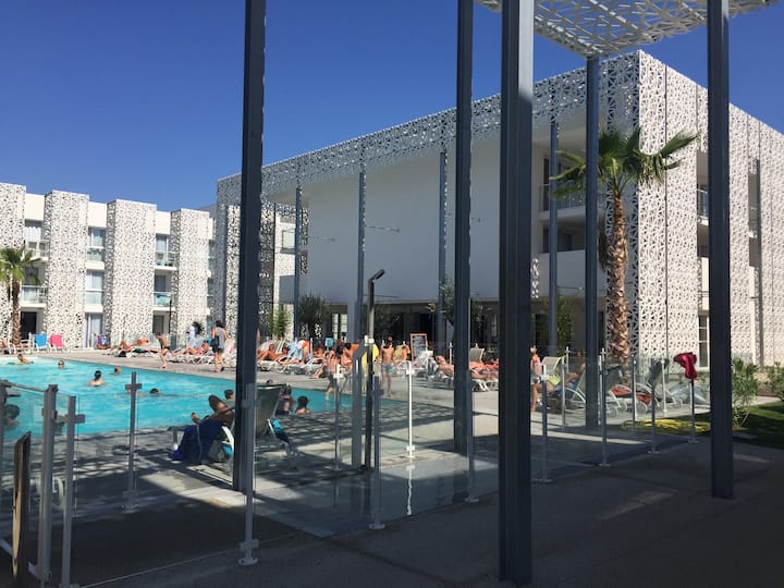 Villa Moderne Nakara T3 + Cabine à Rochelongue - Agde