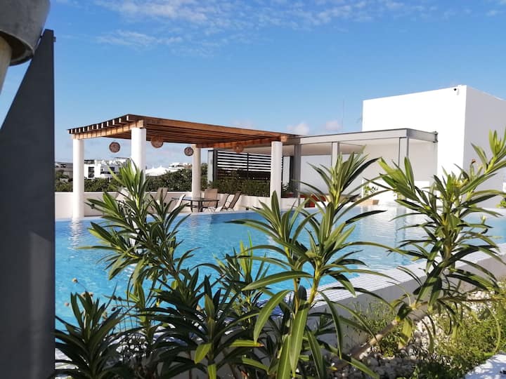Familiar Súper Ubicado Piscina Amplios Servicios - Playa del Carmen