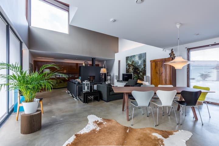 Architectural Gem In Reposaari | Pool & Sauna - Pori