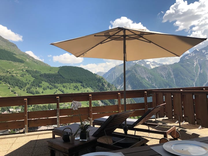 Apt. Tout Confort Et Terrasse 34m2 - Les Deux Alpes