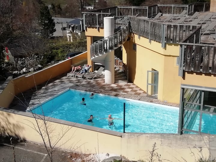 Cauterets : Appart 6 Pers Piscine -2 Sdb - Balcon - Cauterets