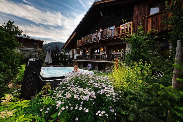Chalet Haut De Gamme Pour 28 Personnes Megeve - Praz-sur-Arly