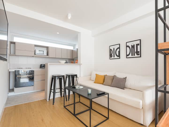 Moderno Y Lindo Apartamento En Palermo Con Balcón - Buenos Aires