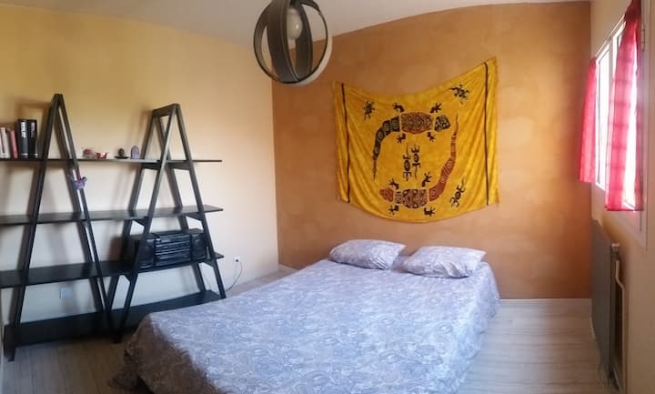 Chambre "Zen" Avec Accès Cuisine Et Jardin - Balaruc-les-Bains