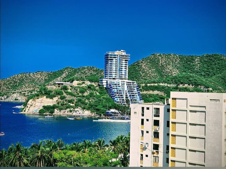 Beautiful Apartment With Ocean View In Rodadero - Santa Marta