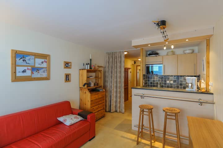 Studio Sur Piste Vue Imprenable - Savoie