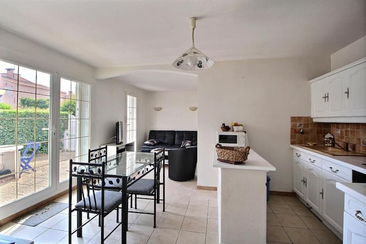 Appartement  Jardin , 5 Mn  Plage ,Tous Commerces - Saint-Cyprien