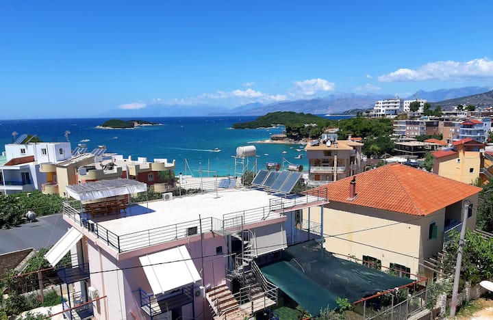 Υπέροχο στούντιο δίπλα στη θάλασσα, θέα στο κήπο - Ksamil