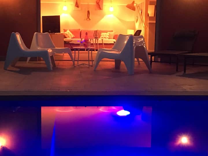 "Mimosa"4/6 Pers,piscine Privée Chaufée,plage 300m - Corse