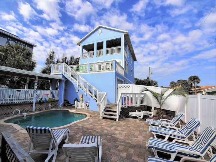 Oceanview House - Pool, Just Steps To The Beach! - Cocoa Beach, FL