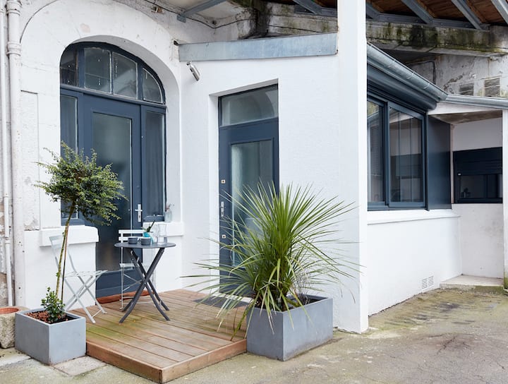 Studio -Terrasse Entre Château Et Cathédrale - 낭트