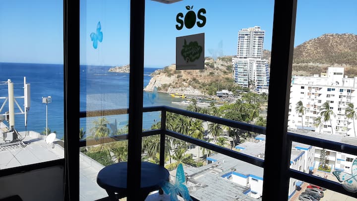 Apartamento Con Vista Al Mar En El Rodadero - Santa Marta