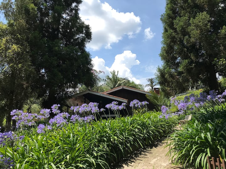 Chalé Com Piscina No Alto Da Serra Em São Roque - Cotia