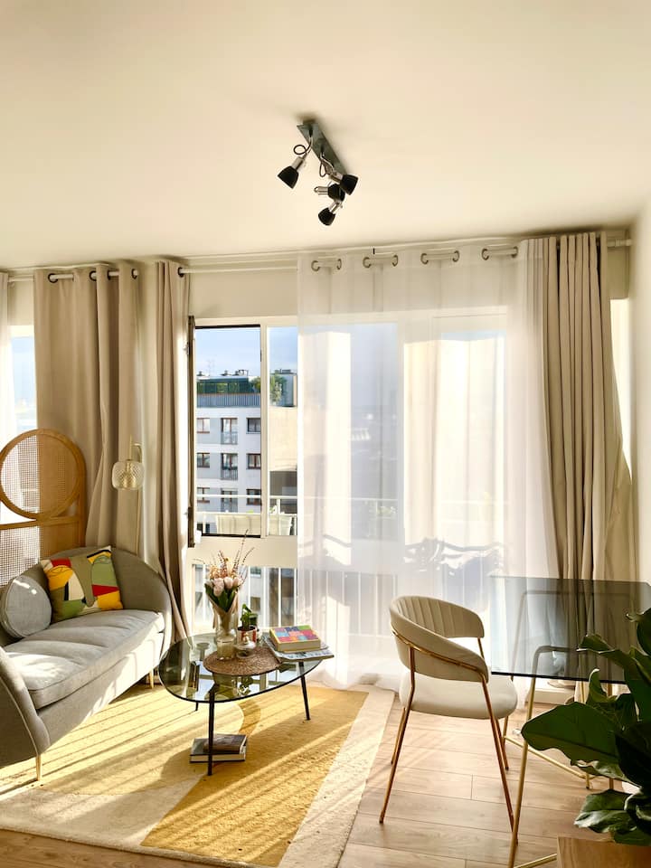 Cosy Studio Paris 15eme, Near Eiffel Tower - Le Parc des Princes