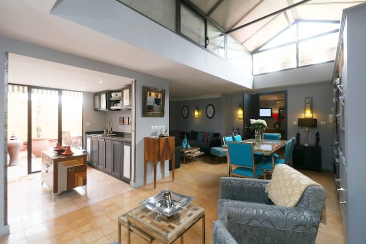 Leo, Appt 2 Chbres Sur Terrasse En Pleine Medina - Marrakesh