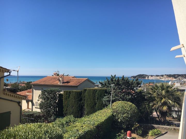 Studio Vue Mer, Terrasse, Parking, à 800m Sanary - Six-Fours-les-Plages