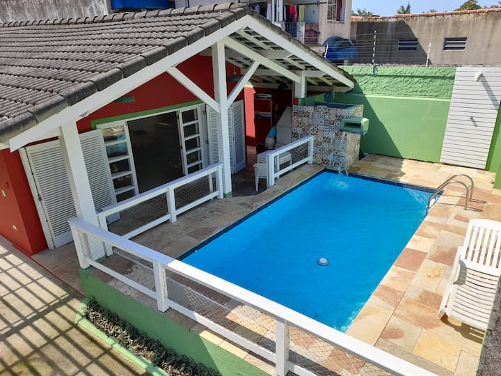 Casa Com Piscina Na Praia Das Toninhas Em Ubatuba. - Ubatuba