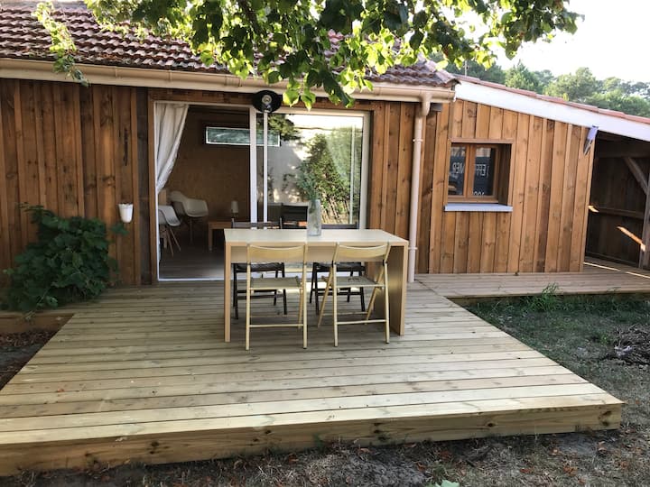 Chalet Entre Mer Et Lac Accessible En Vélo - Hourtin Plage