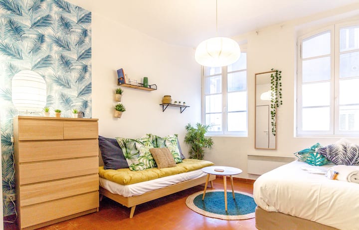 Jounglo – Studio Confort, Le Panier, 3 Pers + Bebe - Marseille