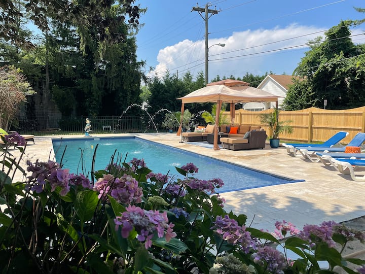 Victorian Prvt Pool 7 Bds 10min To Beach - New Jersey