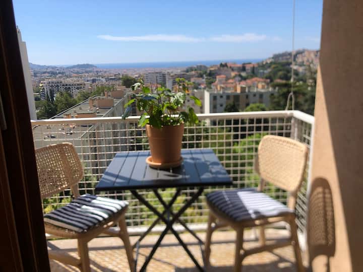 Appartement Avec Vue, Spacieux Et Lumineux - Nice
