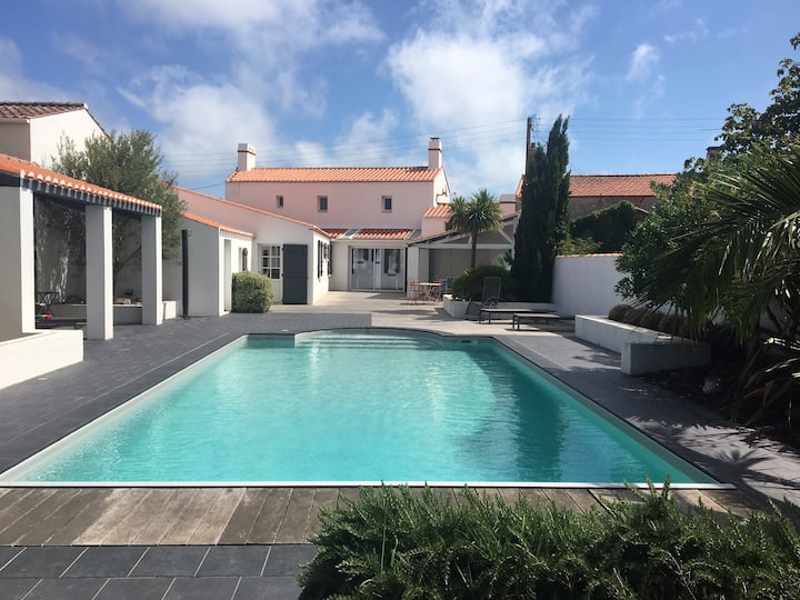 Villa Avec Piscine Privée Et Grand Jardin - Noirmoutier-en-l'Île