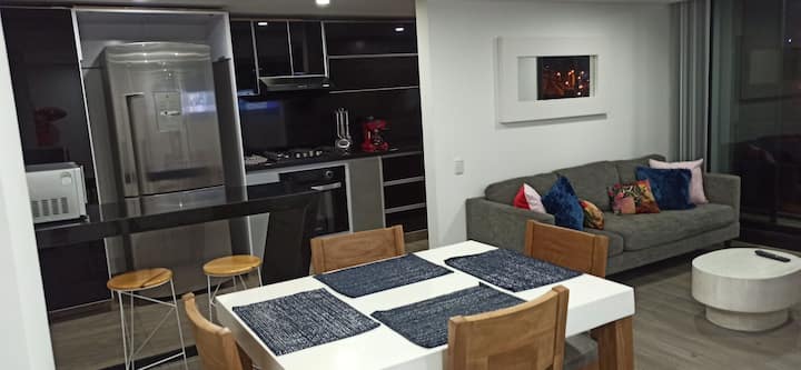 Apartamento Castellana Nuevo 95 M2 Lujoso 2 Habit - Bogotá