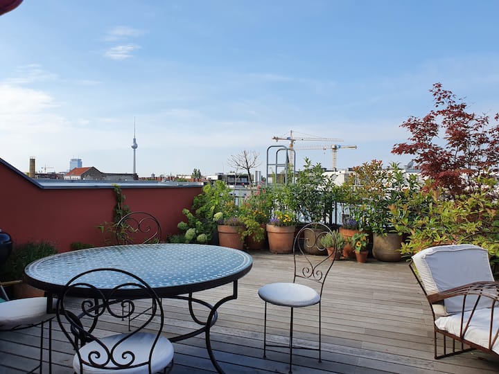 180 M2 Penthouse  Rooftop Terrace Near Mauerpark - Berlin