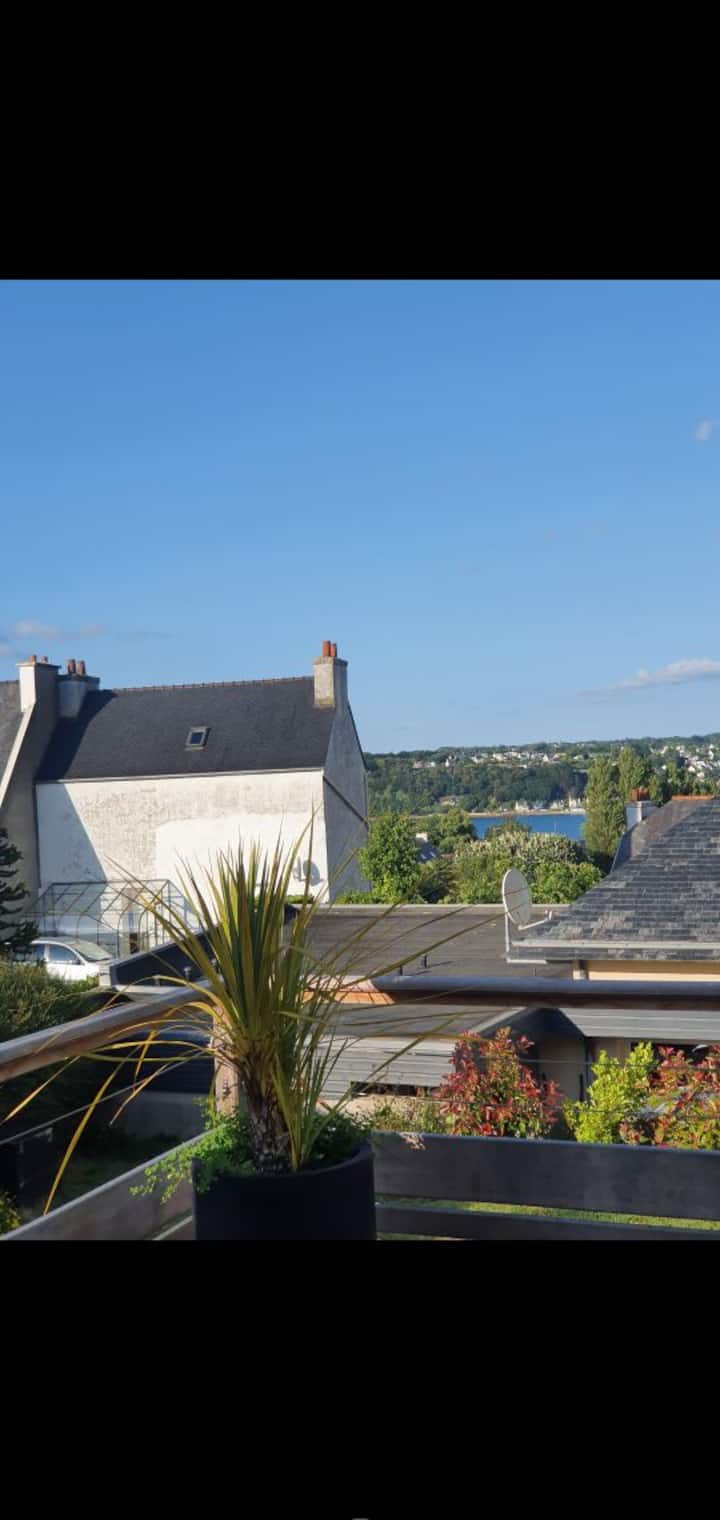 Maison Baie De Morlaix Vu Mer. - Plougasnou