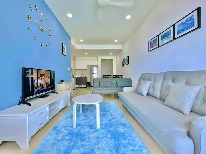 Cozy Seaview Balcony+bathtub[tvbox]2br 6pax B30@sc - Malasia