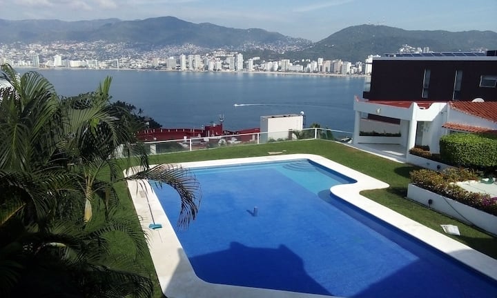 Villa Espiral Del Mar, La Mejor Vista A La Bahía - Acapulco