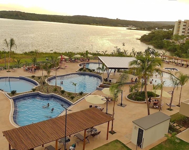 Flat Em Caldas Novas, No Praias Do Lago Eco Resort - Caldas Novas