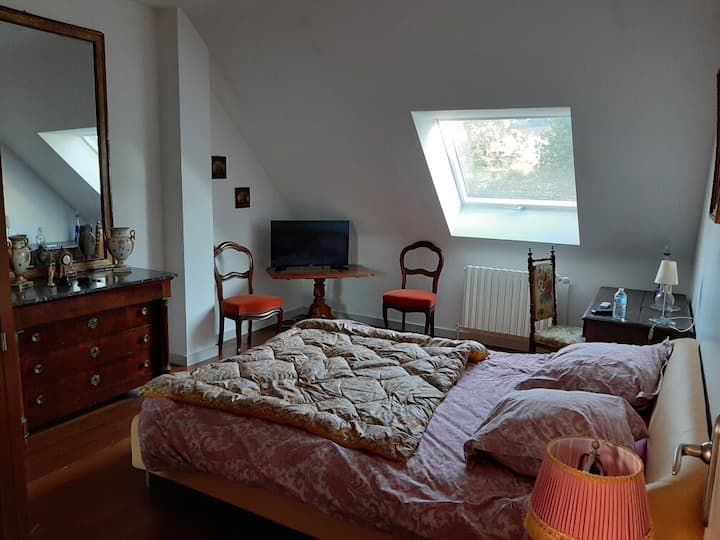 Chez Joël Chambre Jaune Sdb Privative Et Pdj - Carquefou