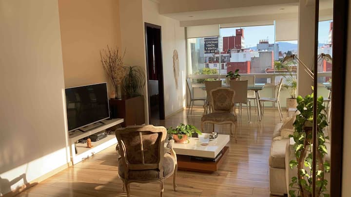 602 Apt In La Roma Air-conditioning Great Location - Álamos