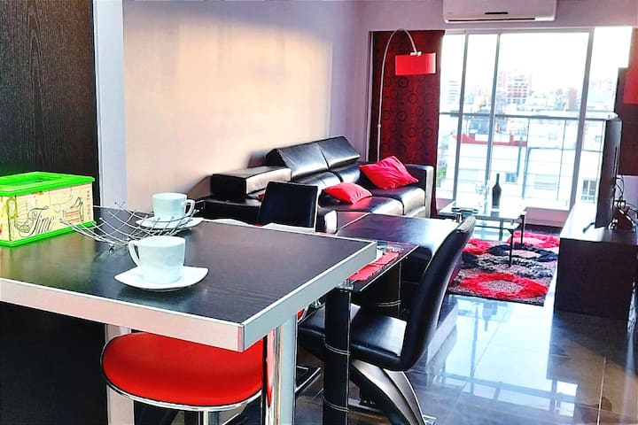 Style And Contrast On Av. Corrientes - 2 Bedrooms - 阿根廷