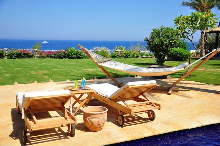 Unique Luxury Sea Front Villa With Privet Beach&pool - Sharm El-Sheikh