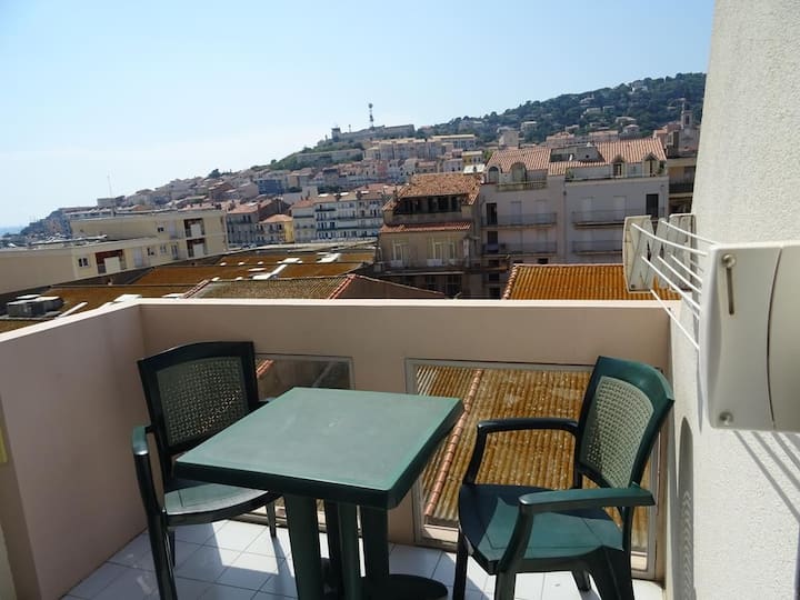 Appart Coeur Ville, Parking Sécurisé, 4 Couchages. - Sète