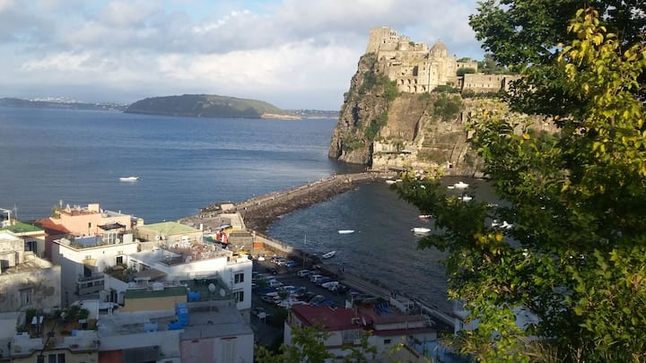 Ischia Vista Castello Aragonese - Procida